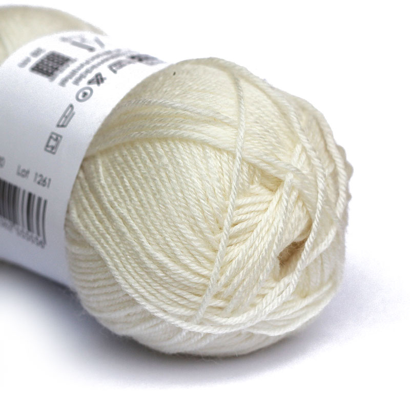 BAMBOO WOOL 100 - milky